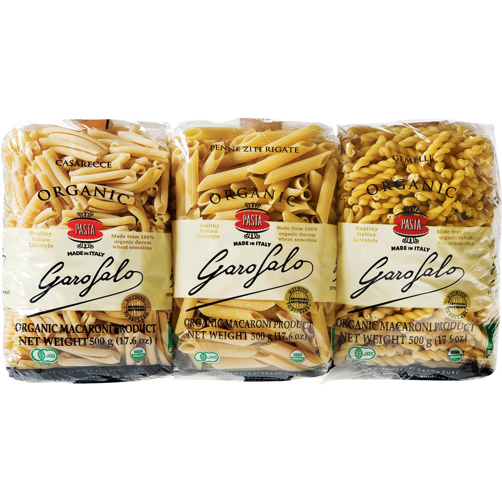 Garofalo Organic Pasta, Variety Pack, 17.6 oz, 6 ct | Costco