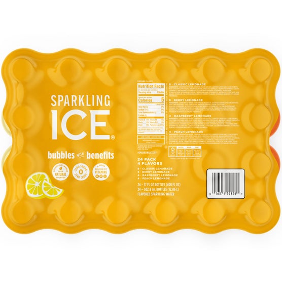 Sparkling ICE Sparkling Water, Lemonade Variety Pack, 17 fl oz, 24 ct ...