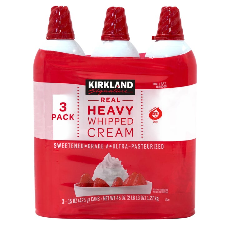 Kirkland Signature Heavy Whipped Cream, 15 fl oz, 3 ct | Costco