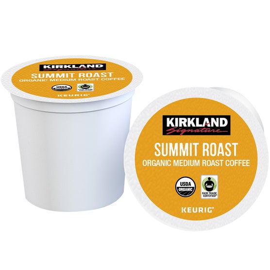 Kirkland Signature Organic Summit Roast Coffee, Medium Roast, Keurig K ...