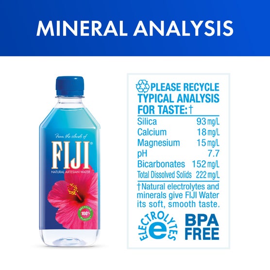 FIJI Natural Artesian Water, 500 mL, 24 ct | Costco