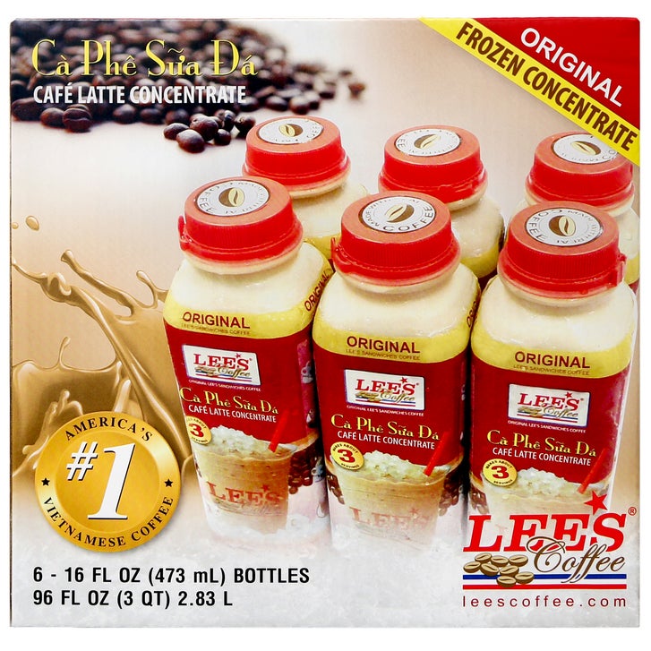 Lee's Cafe Latte Frozen Concentrate, Original, 16 fl oz, 6 ct | Costco