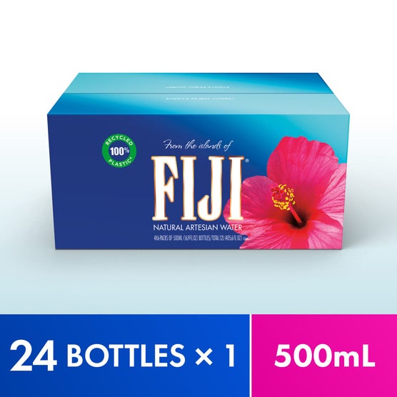 FIJI Natural Artesian Water, 500 mL, 24 ct | Costco