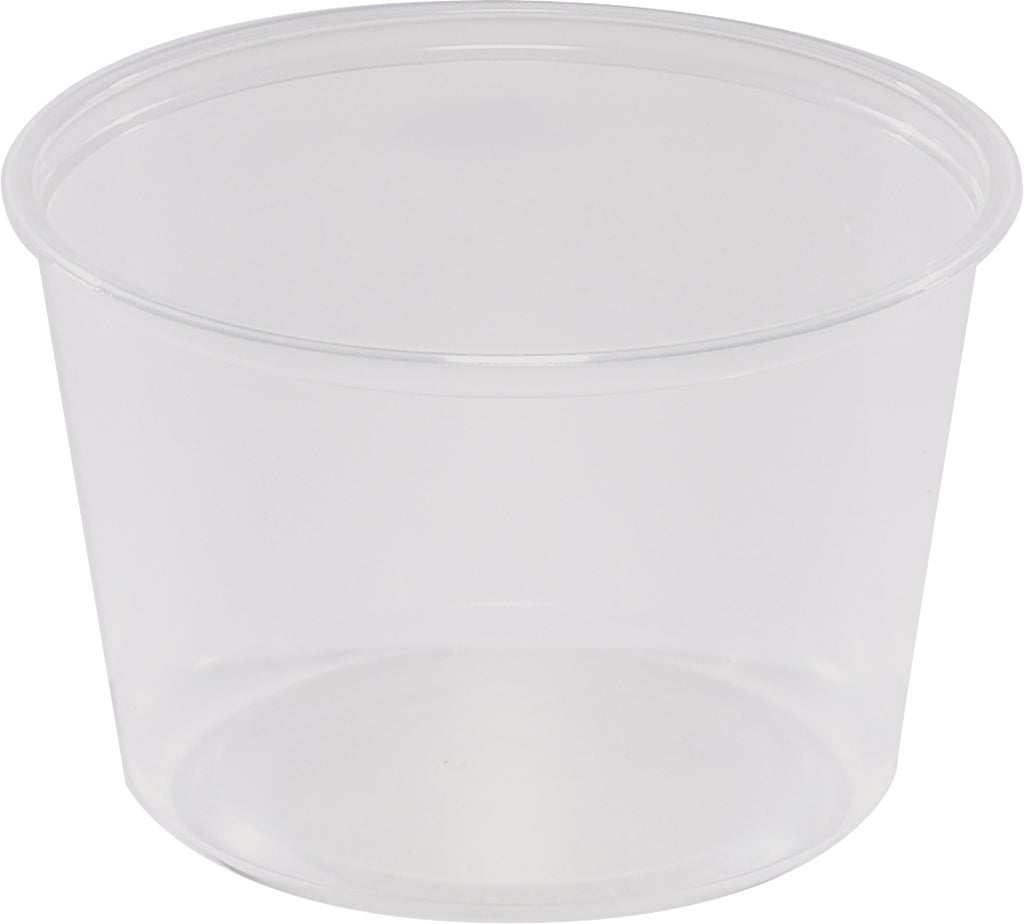 Fabri-Kal Plastic Deli Container, 16 oz, Clear, 500 ct | Costco