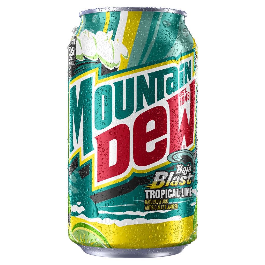 Mountain Dew, Baja Blast, 12 fl oz, 36 ct | Costco
