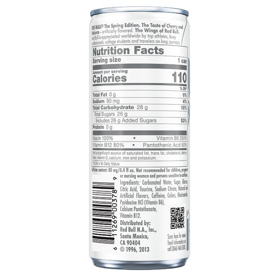 Red Bull Spring Edition Energy Drink, Cherry Sakura, 8.4 fl oz, 24 ct ...