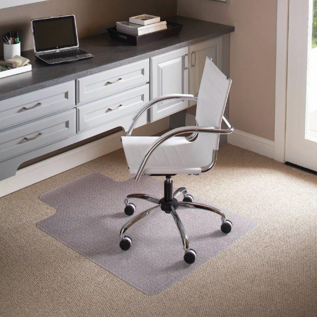 ES Robbins EverLife Chair Mat, Carpet, Lipped, 45 in x 53 in, Clear ...