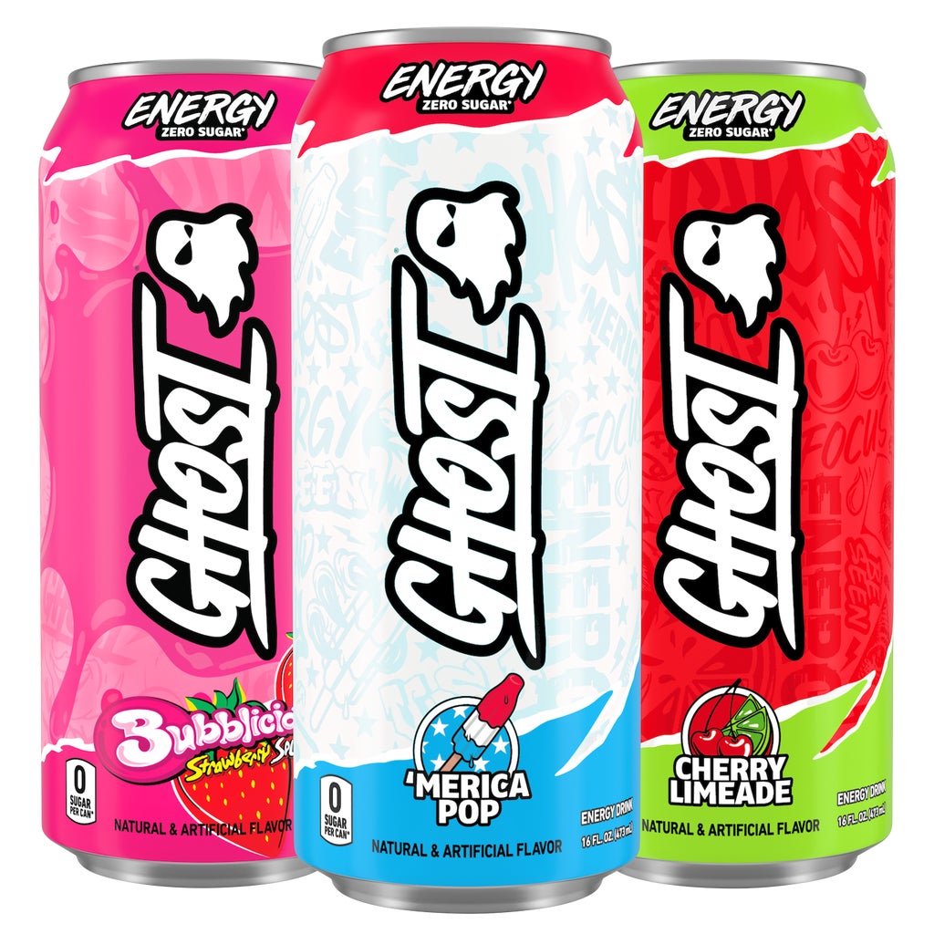 Ghost Summer Splash Energy Drink, Zero Sugar, Variety Pack, 16 fl oz ...