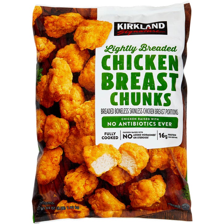 Kirkland Signature Lightly Breaded Chicken Breast Chunks, Boneless ...