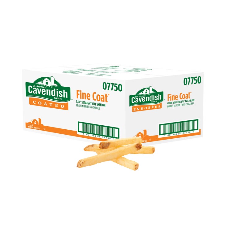 Cavendish Farms FineCrisp 3/8” Straight Cut Fries, Skin-On, 6 x 2.04 kg ...