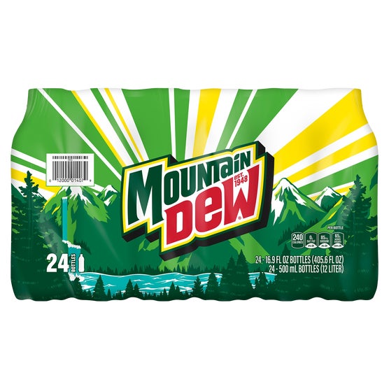 Mountain Dew, 16.9 fl oz, 24 ct | Costco